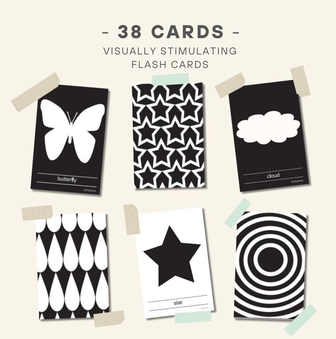 High Contrast Flashcards, Affirmations Cards, Kids Rainbow Colors ...