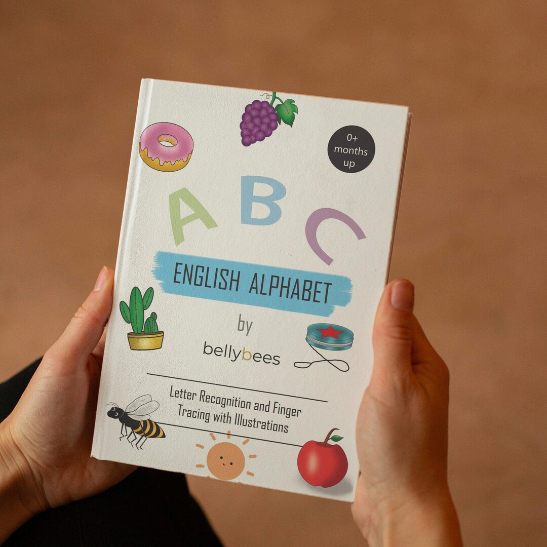 My First ABC Alphabet Book With Finger Tracing and Images, ABC Animals ...