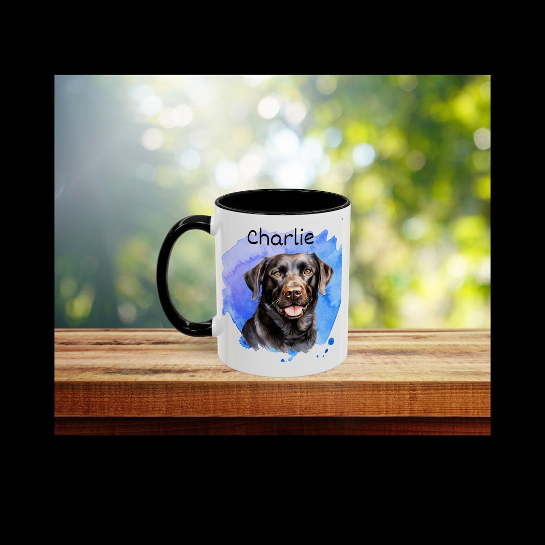 Colorful Chocolate Lab Coffee Mug (11, 15oz) - Etsy