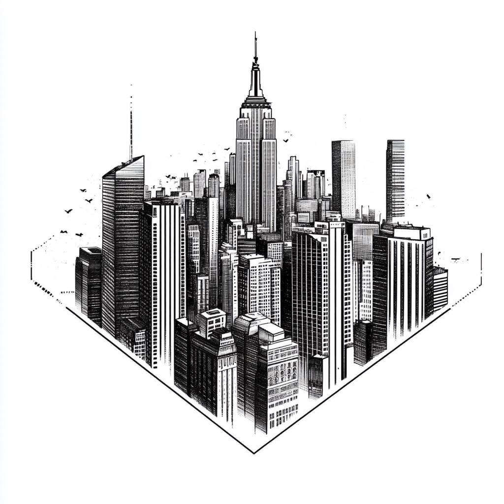 NYC Tattoo Design - Etsy