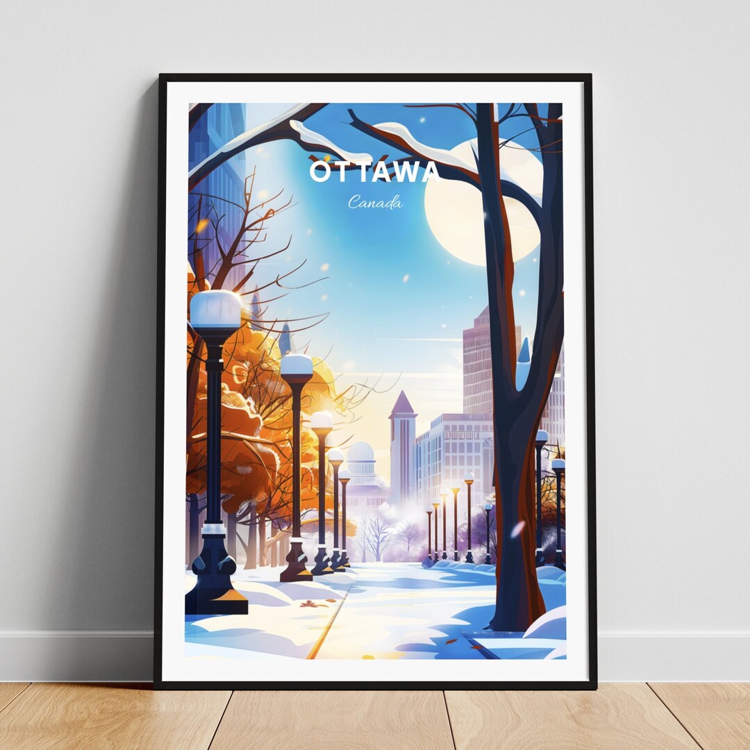 Ottawa Travel Print - Canada Wall Art, Ottawa Poster, Canada Print ...