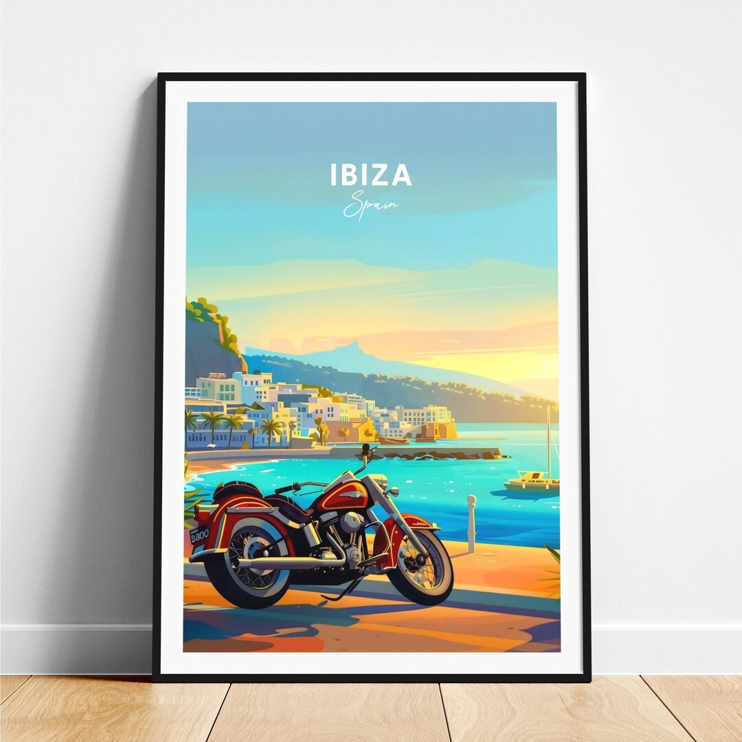 Ibiza Travel Print - Spain Travel Poster, Ibiza Poster, Ibiza Spain ...