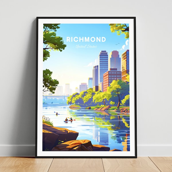 Richmond Poster - Etsy