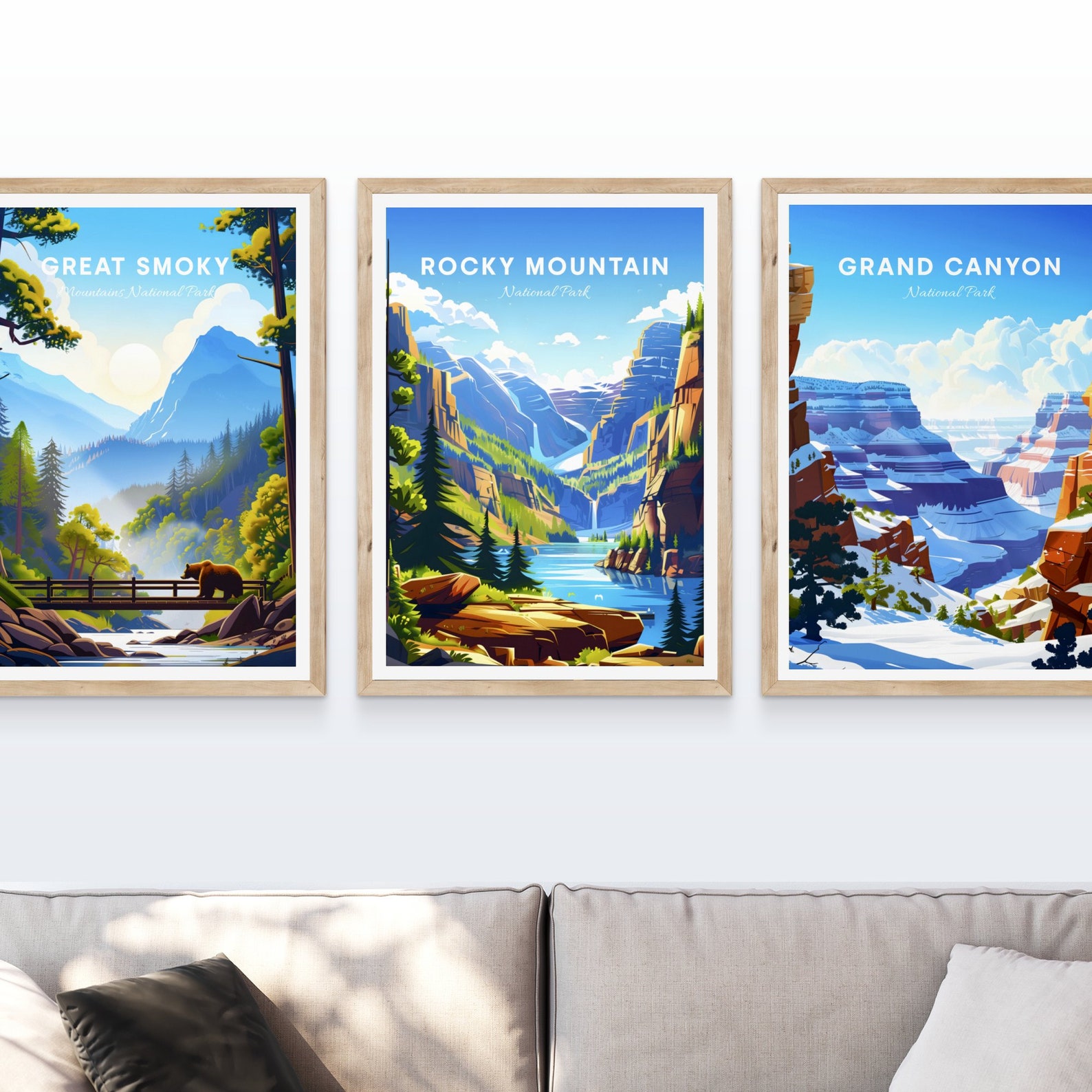 Rocky Mountain National Park Poster, Rocky Mountain Poster, the Rockies ...
