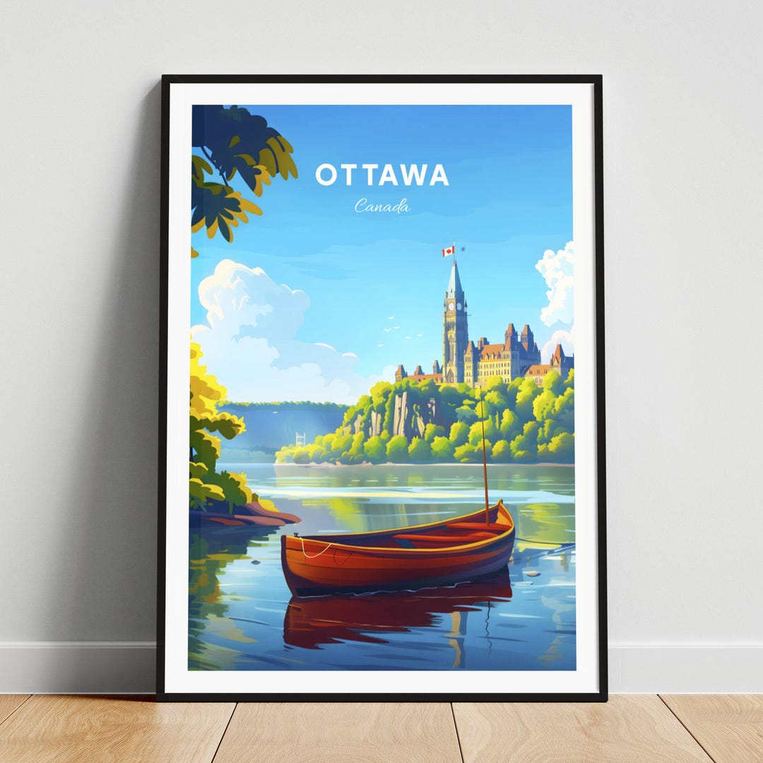 Ottawa Travel Print - Canada Travel Poster, Ottawa Poster, Ottawa ...