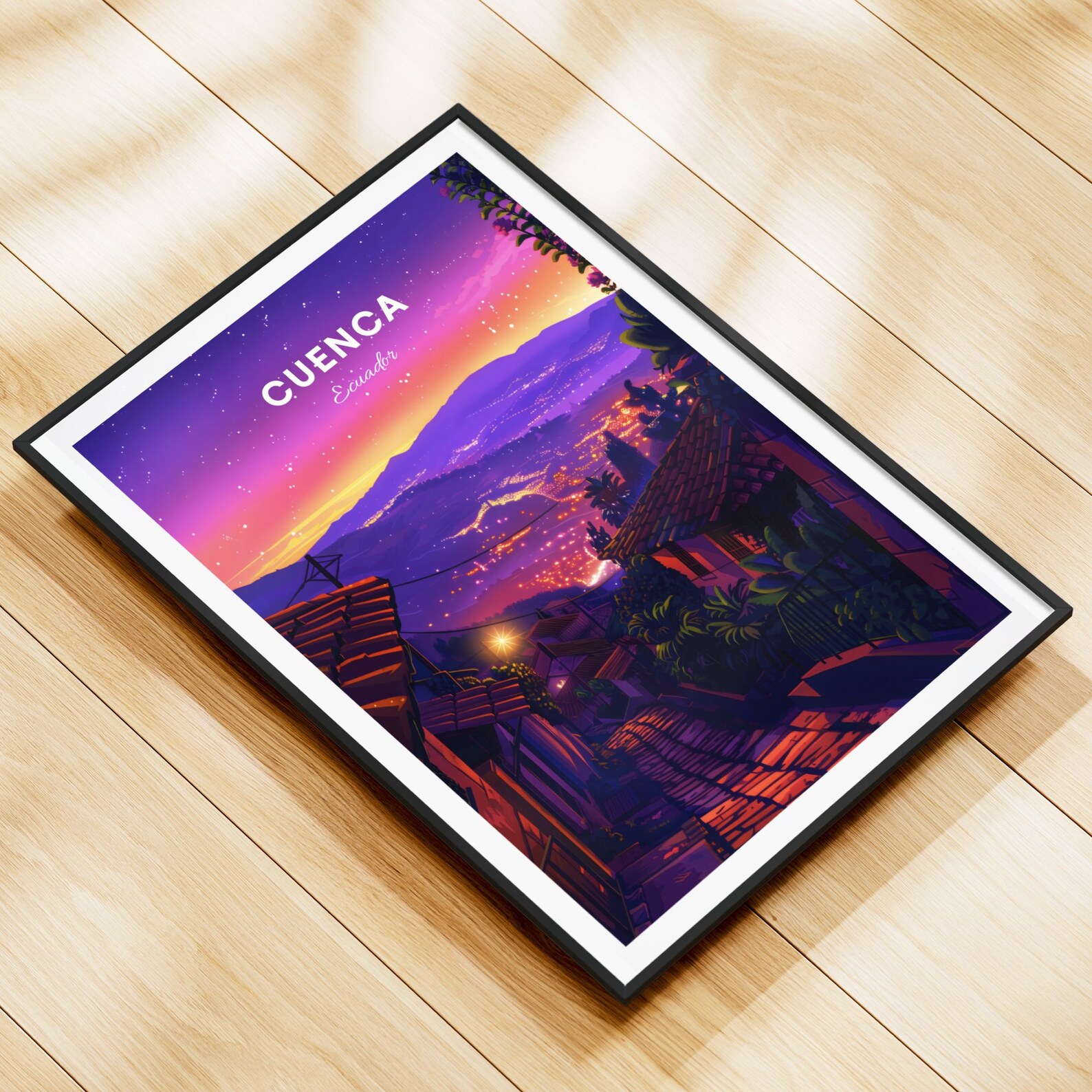 Cuenca Travel Print Ecuador Wall Art, Cuenca Poster, Azuay Poster ...