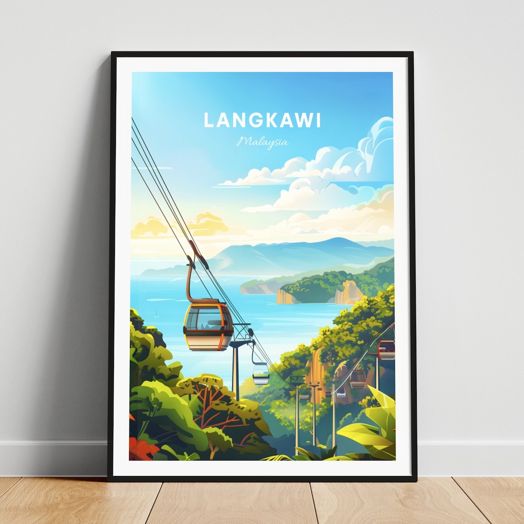 Langkawi Travel Print - Malaysia Wall Art, Langkawi Poster, Langkawi ...