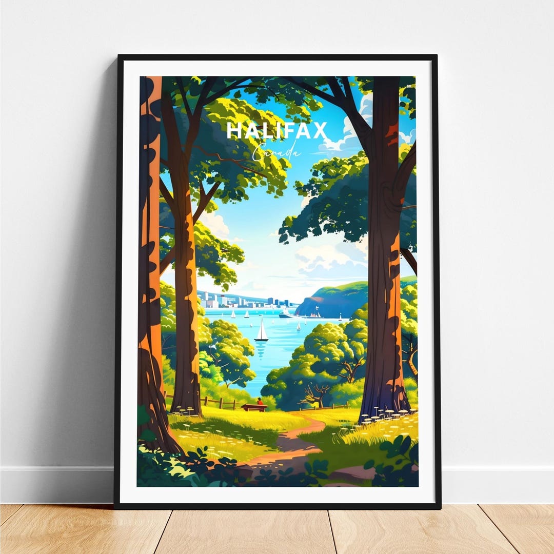 Halifax Travel Print - Canada Travel Poster, Halifax Poster, Halifax ...