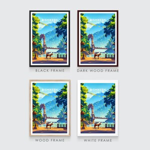 Rishikesh Travel Print - India Travel Poster, Rishikesh Poster ...