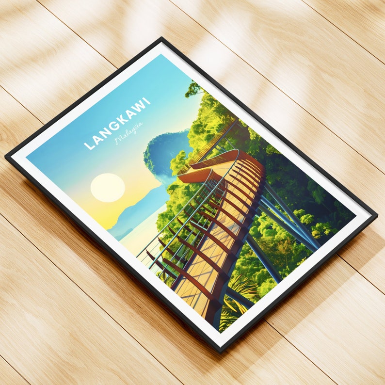 Langkawi Travel Print Malaysia Wall Art, Langkawi Poster, Langkawi Sky ...