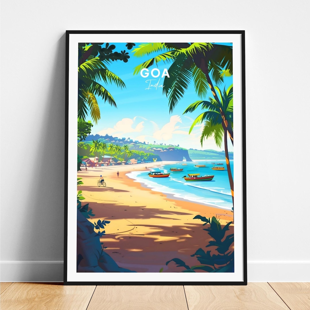 Goa Travel Print - India Travel Poster, Goa Poster, Goa India Poster ...