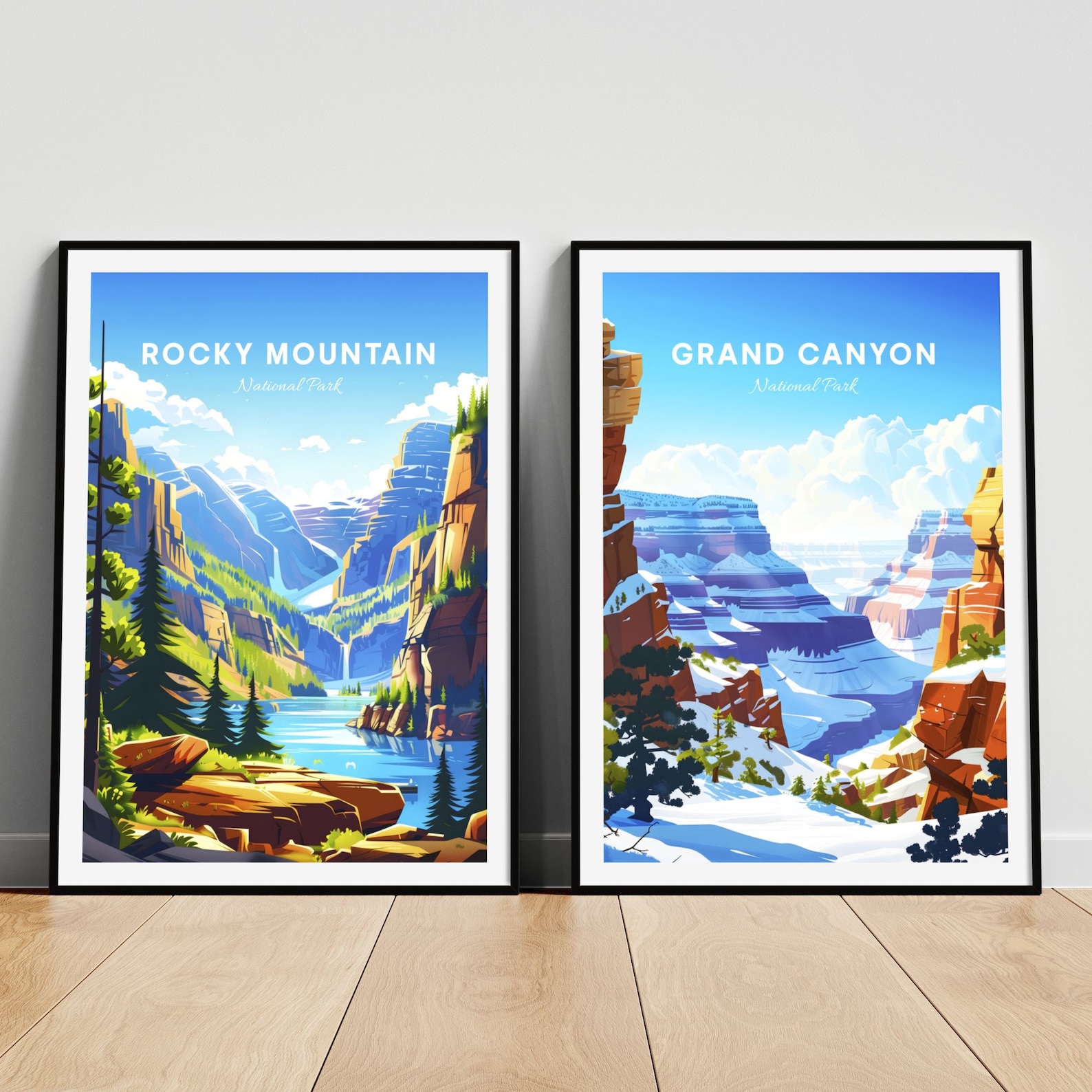 Rocky Mountain National Park Poster, Rocky Mountain Poster, the Rockies ...