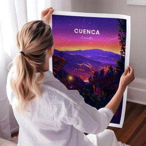 Cuenca Travel Print - Ecuador Wall Art, Cuenca Poster, Azuay Poster ...