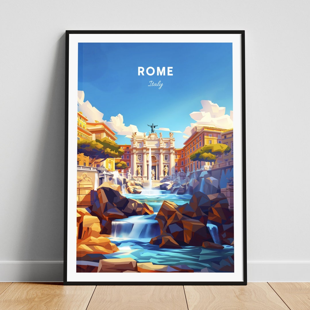 Rome Travel Print - Italy Wall Art, Rome Poster, Italy Print ...
