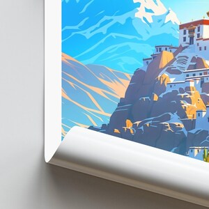Leh Ladakh Travel Print - India Travel Poster, Leh Ladakh Poster, Leh ...