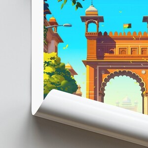 Lucknow Travel Print India Travel Poster, Lucknow Poster, Lucknow Uttar ...