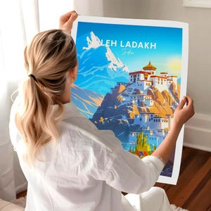 Leh Ladakh Travel Print - India Travel Poster, Leh Ladakh Poster, Leh ...