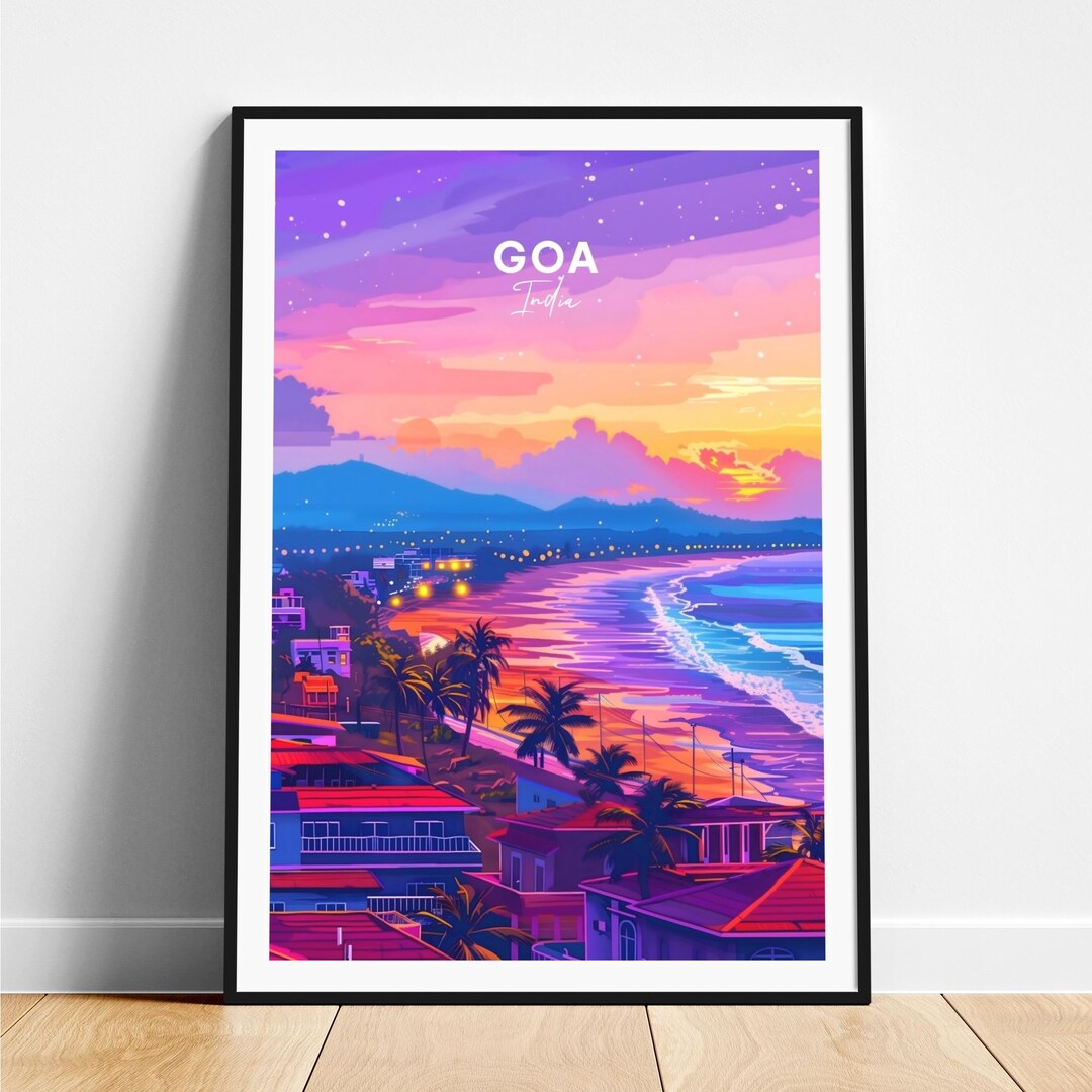 Goa Travel Print - India Travel Poster, Goa Poster, Goa India Poster ...