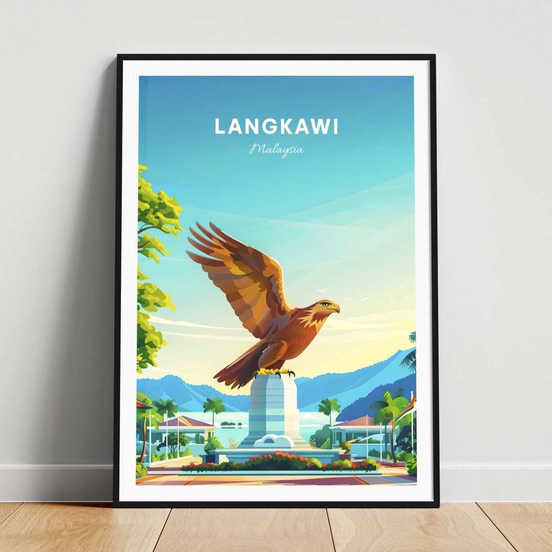 Langkawi Travel Print - Malaysia Wall Art, Langkawi Poster, Dataran ...