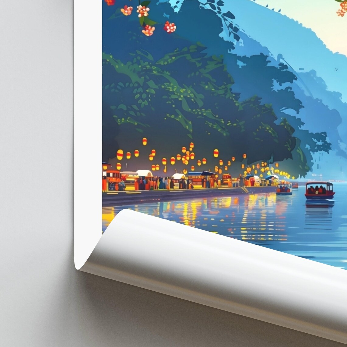 Rishikesh Travel Print - India Travel Poster, Rishikesh Poster ...