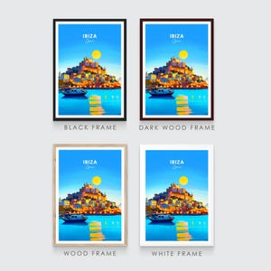 Ibiza Travel Print - Spain Travel Poster, Ibiza Poster, Ibiza Spain ...