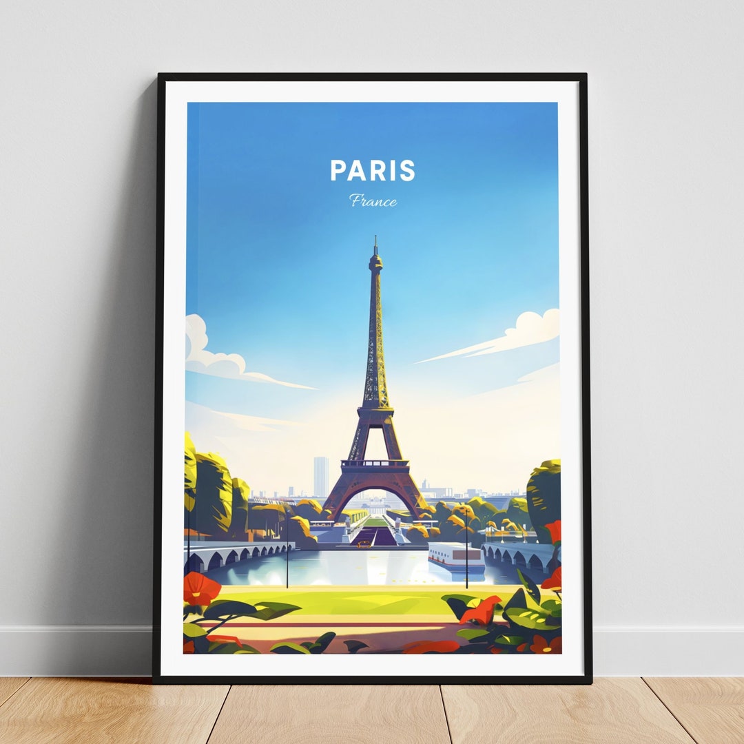 Paris Travel Print - France Wall Art, Paris Poster, France Print ...