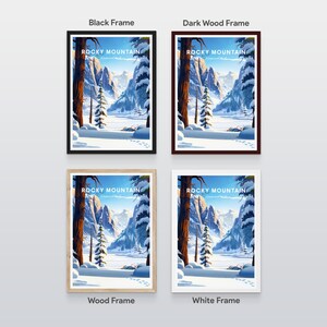 Rocky Mountain National Park Poster, Rocky Mountain Poster, the Rockies ...