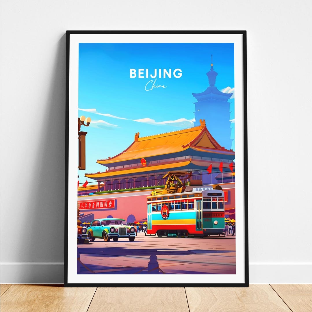 Beijing Travel Print - China Travel Poster, Beijing Poster, Beijing ...