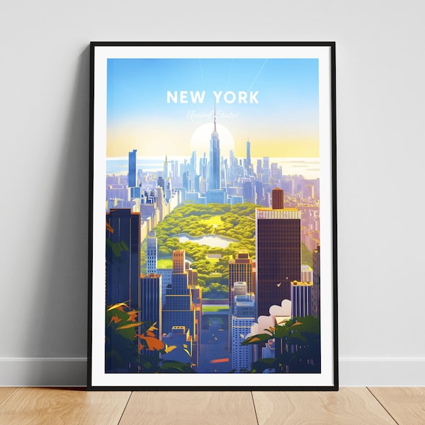 New York City Poster - Etsy