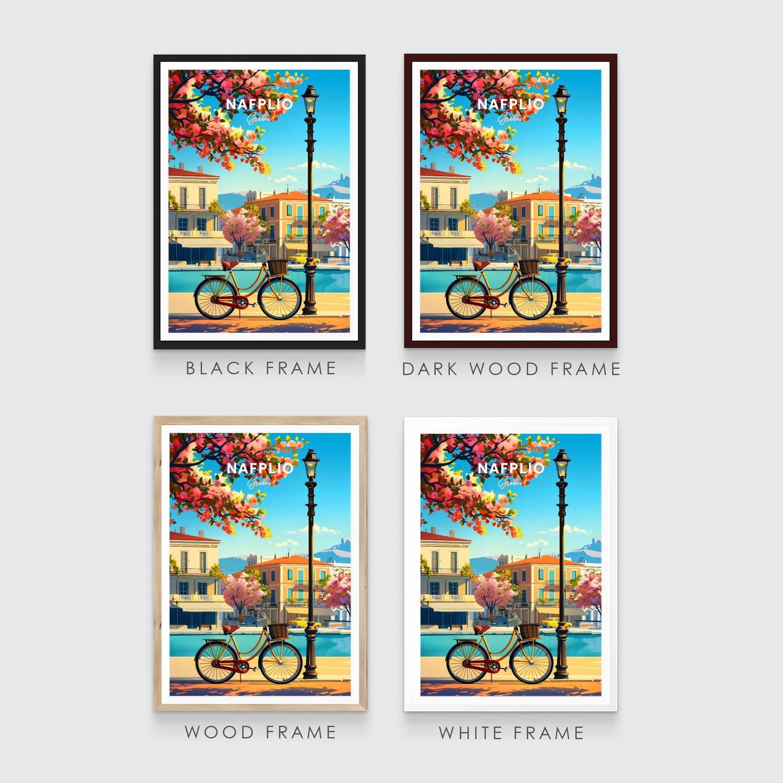 Nafplio Travel Print - Greece Travel Poster, Nafplio Poster, Nafplio ...