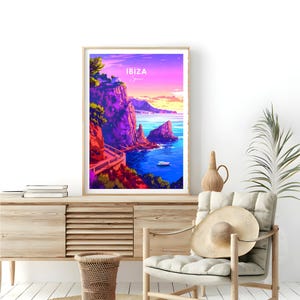 Ibiza Travel Print - Spain Travel Poster, Ibiza Poster, Ibiza Spain ...