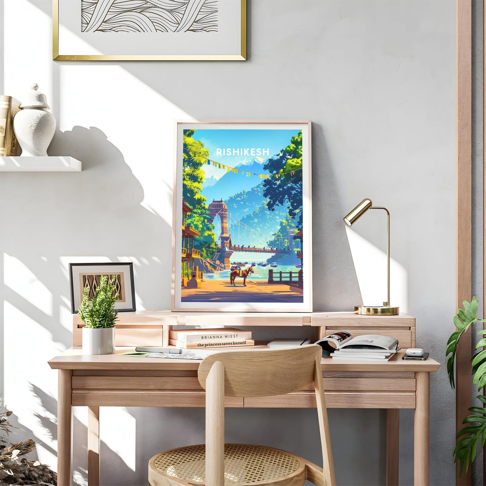 Rishikesh Travel Print India Travel Poster, Rishikesh Poster, Rishikesh ...