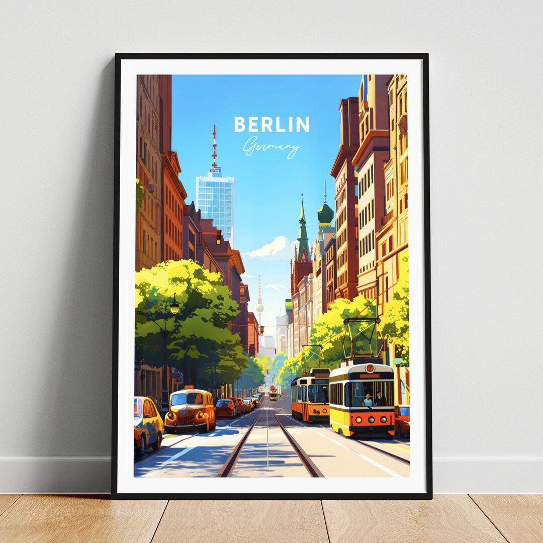 Berlin Travel Print - Germany Travel Poster, Berlin Poster, Berlin ...