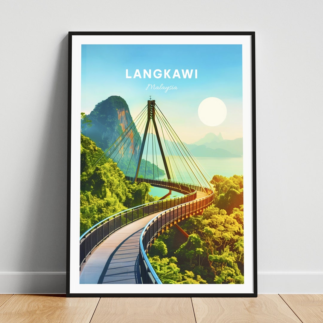 Langkawi Travel Print - Malaysia Wall Art, Langkawi Poster, Langkawi ...