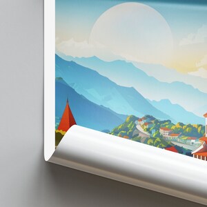 Shimla Travel Print India Wall Art, Shimla Poster, Himachal Poster ...