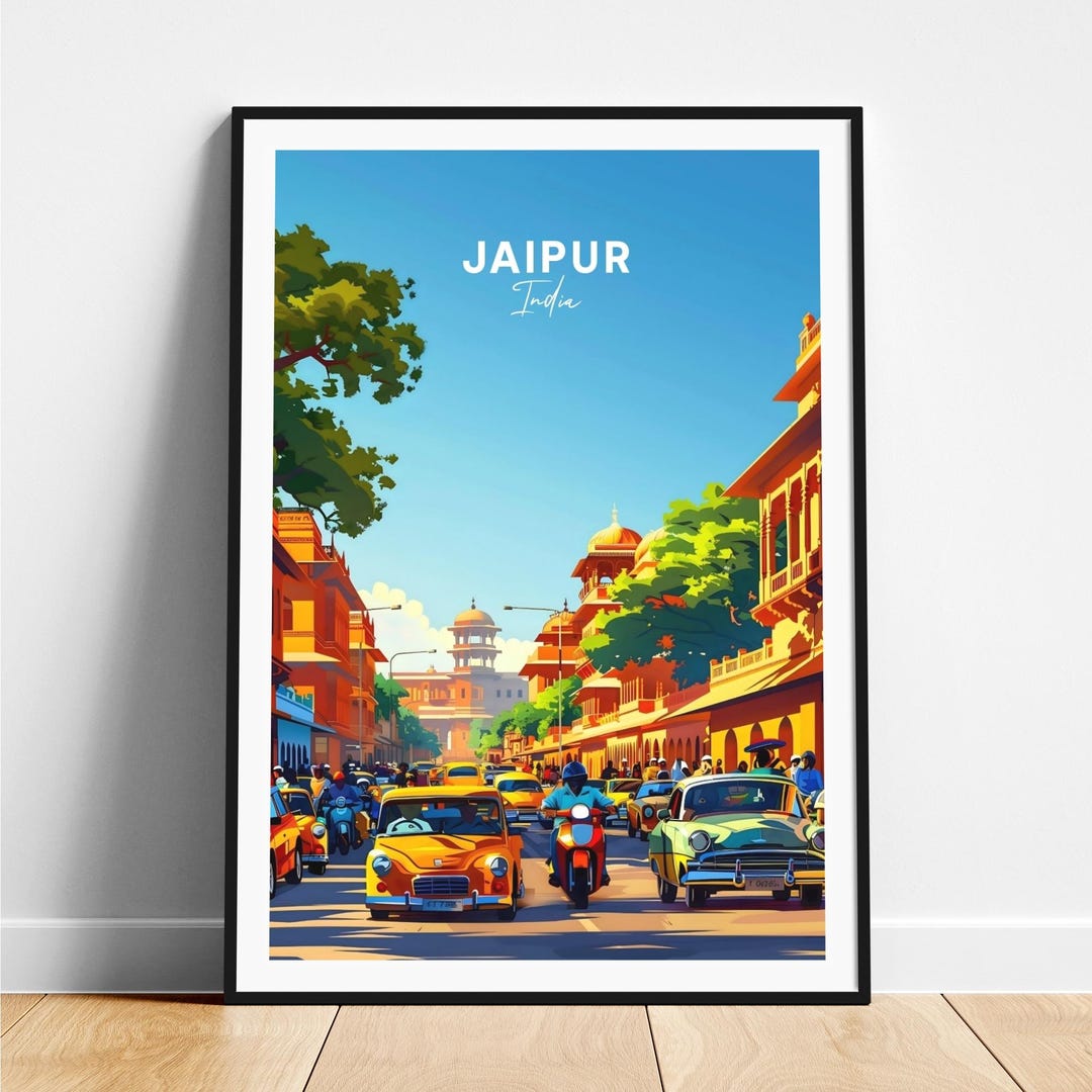 Jaipur Travel Print - India Travel Poster, Jaipur Poster, Jaipur ...