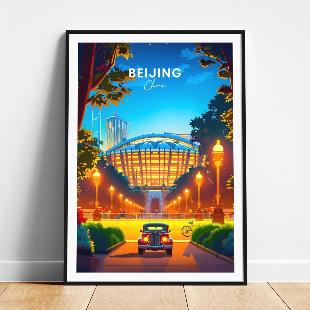 Beijing Travel Print - China Travel Poster, Beijing Poster, Beijing ...