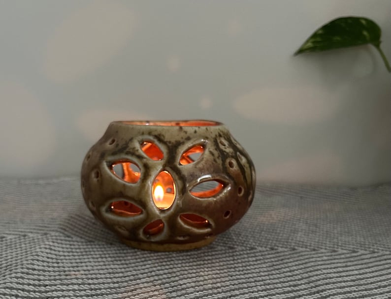 Ceramic Luminary - Etsy
