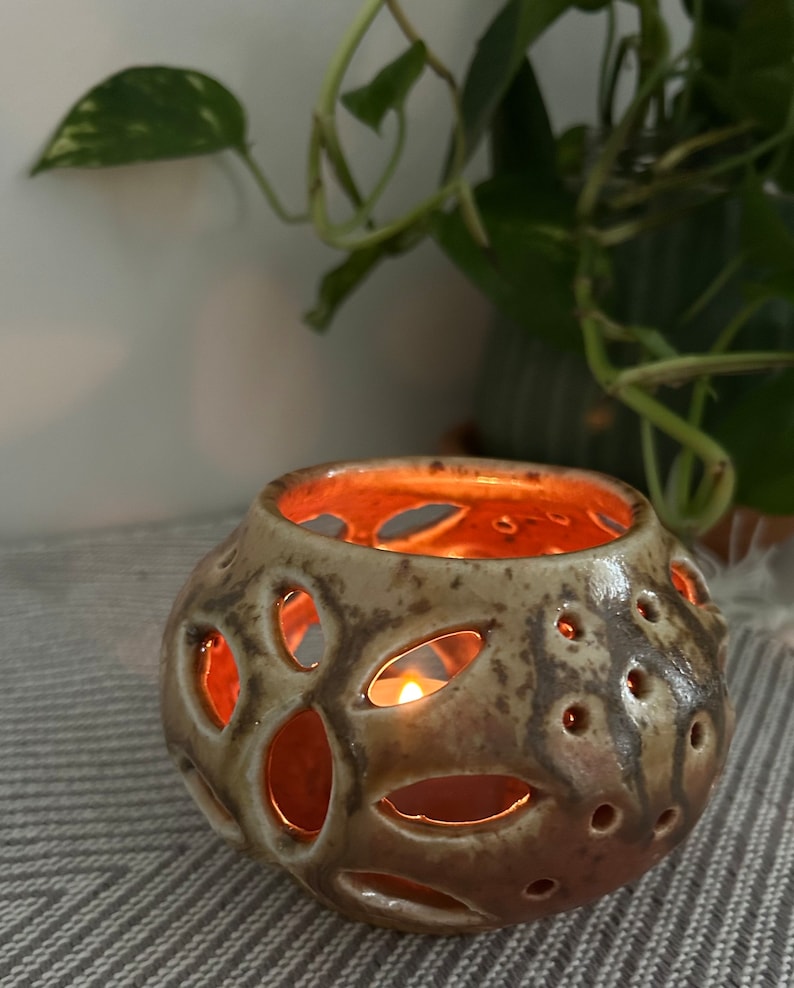 Ceramic Luminary - Etsy