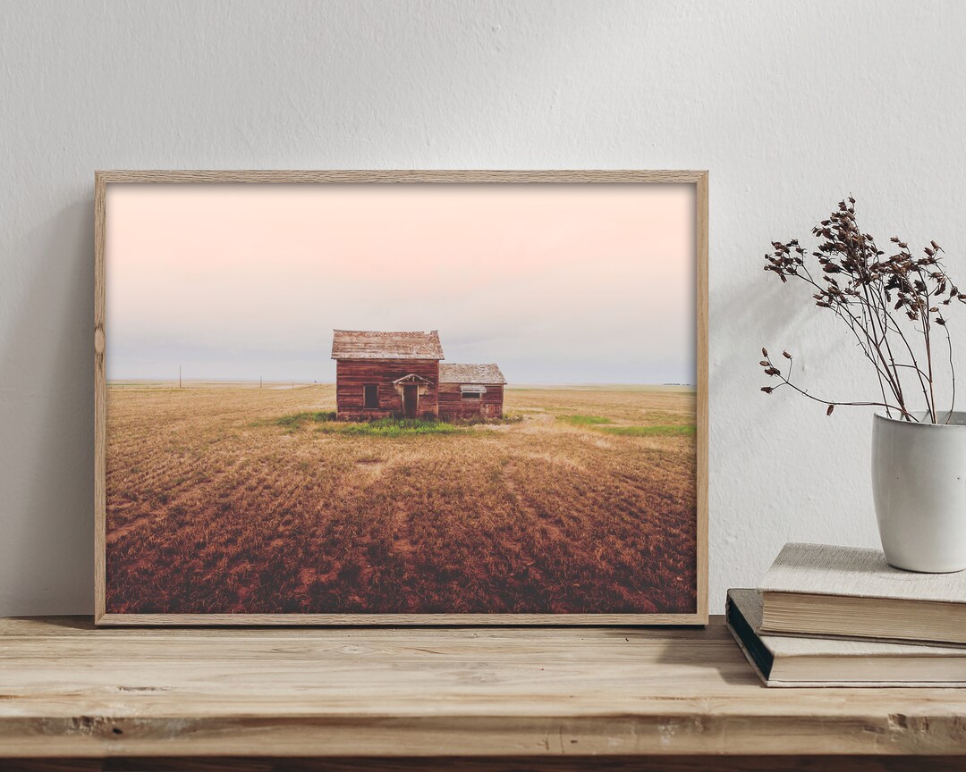 Rustic Farmhouse Wall Art - Farmhouse Decor - Landscape Wall Art ...