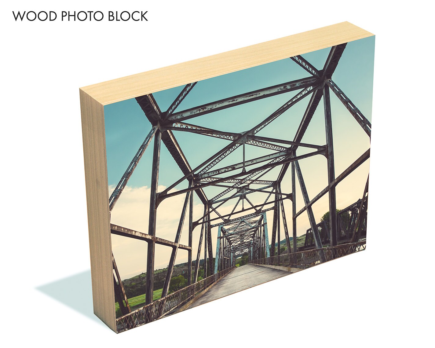 Rustic Bridge Photography - photograph of bridge over the Yellowstone ...