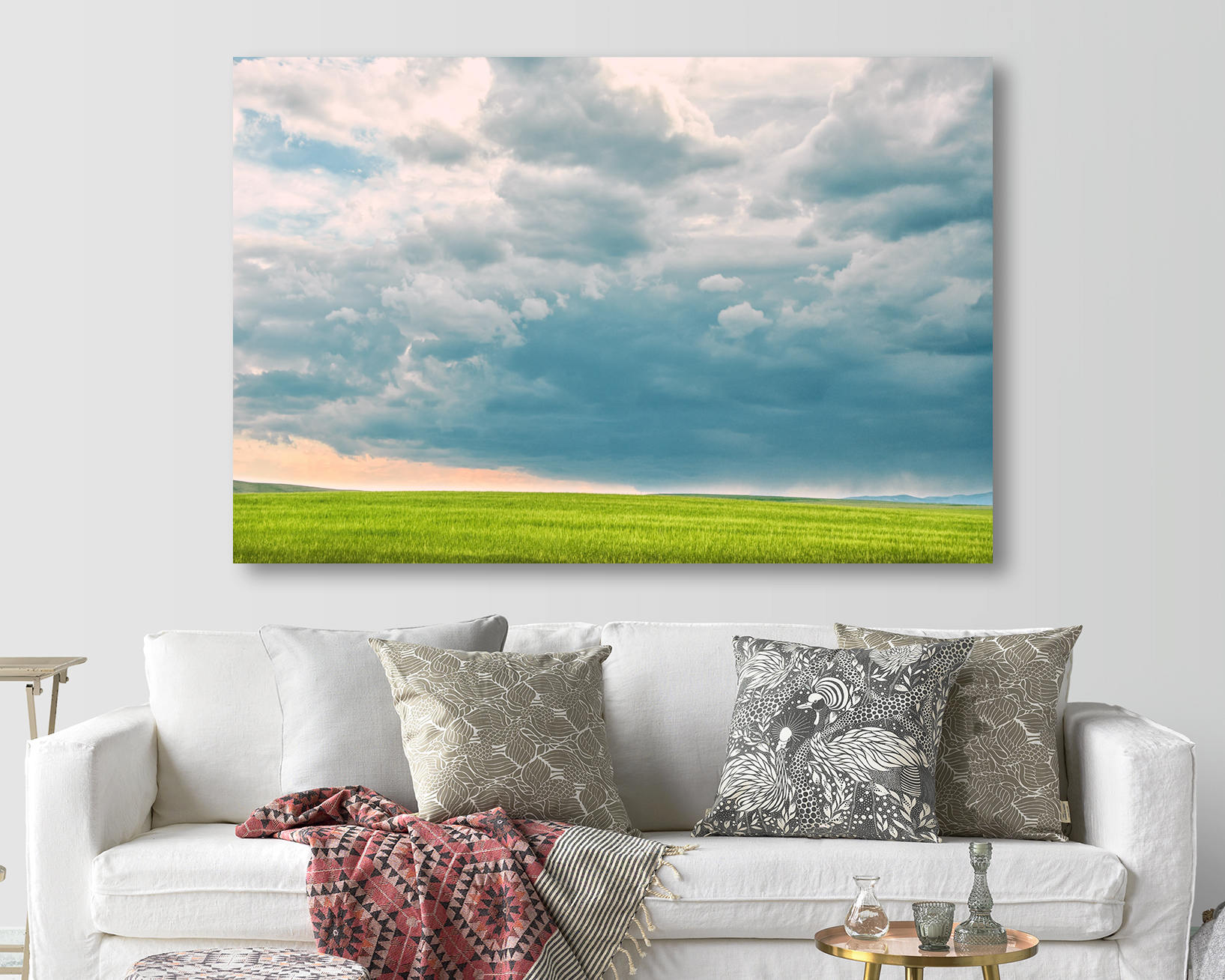 colorful modern landscape photography, scenic countryside landscape ...