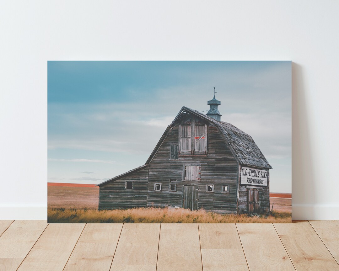 Old Barn and Farm Landscape Wall Art - Barn Photography - Rustic Decor ...