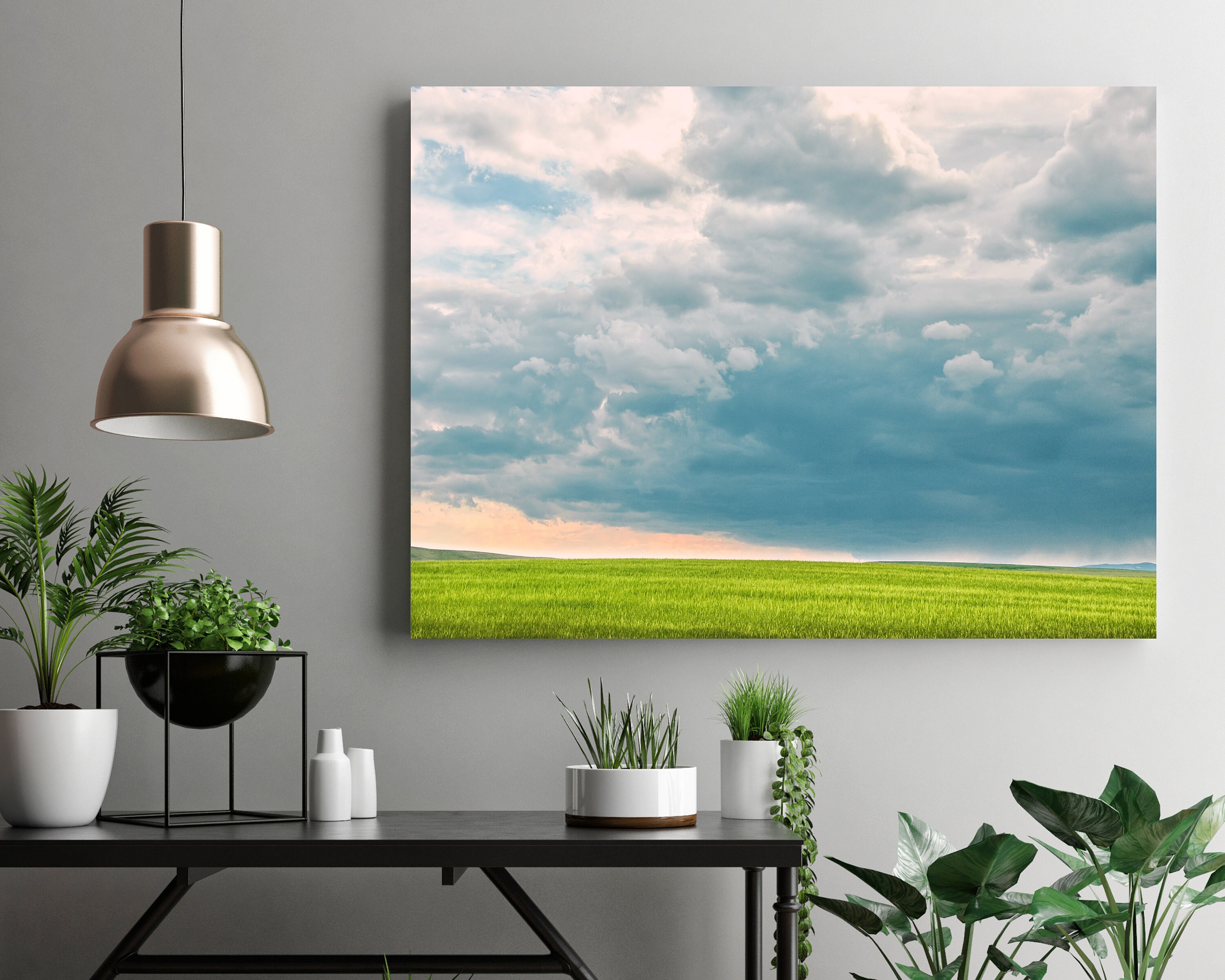 colorful modern landscape photography, scenic countryside landscape ...