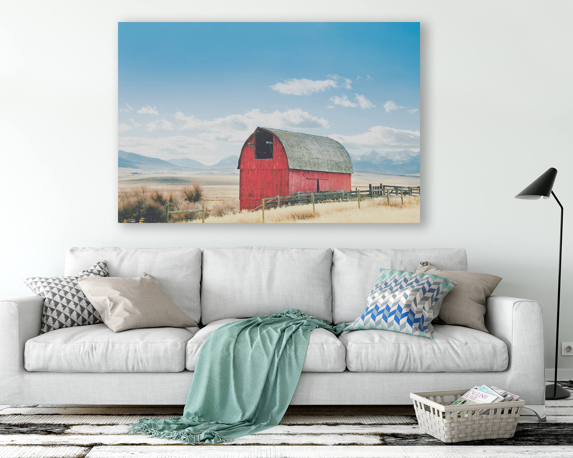 Red Barn Landscape Photography | Red Barn Photography | colorful ...