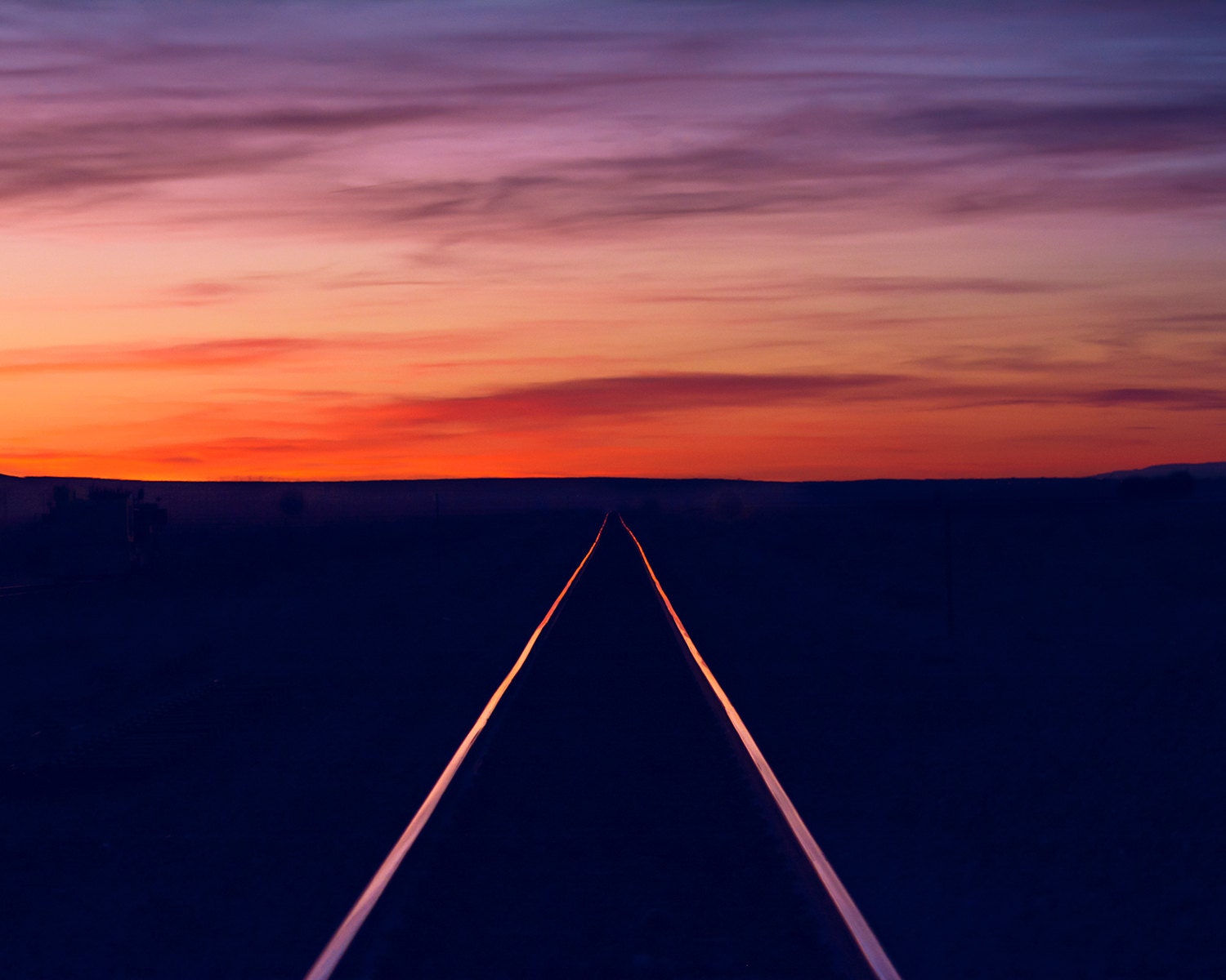 Railroad Sunset