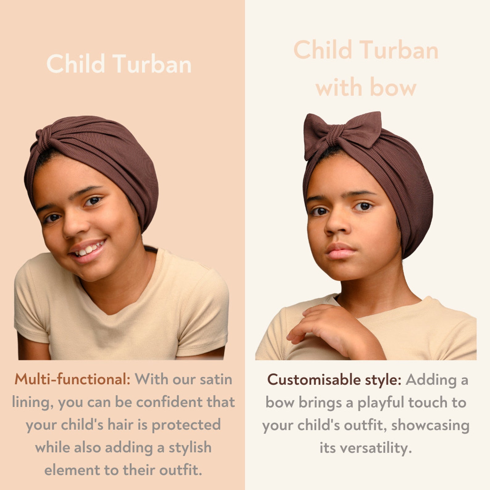Pre Tied Turban| Head Wrap| Baby Turban Hat| Pre Tied Turban | Satin ...