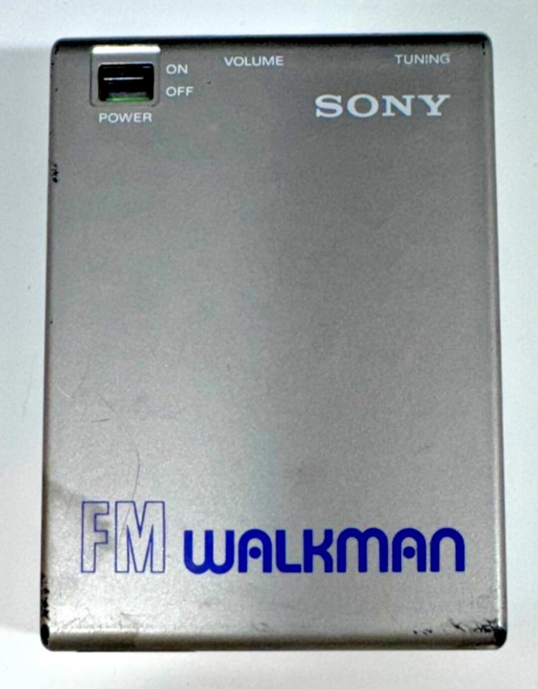 Sony FM Walkman SRF-30W Gray Portable Stereo Receiver Radio Made in ...