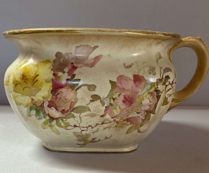 Antique Doulton Burslem Chamber Pot, 1882 - 1901, England, Bathroom ...