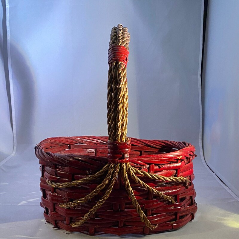 Red Basket - Etsy